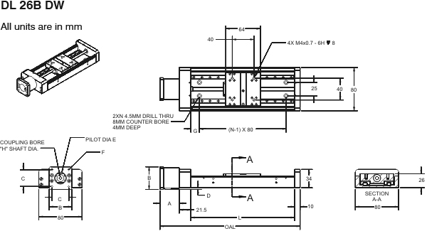 Linear Actuators and Lead Screw Actuators Products